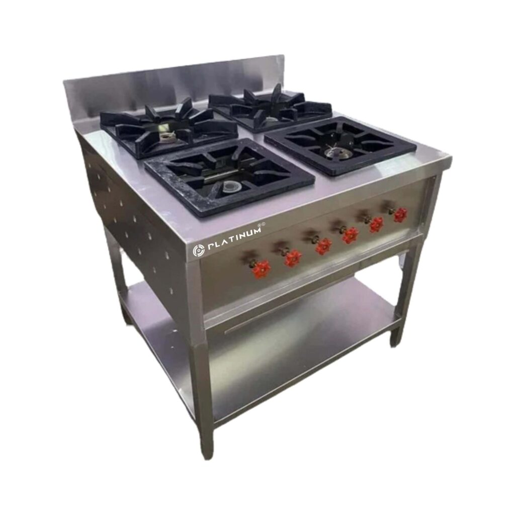 4 Burner Continental Gas Range | Platinum Flour Mill