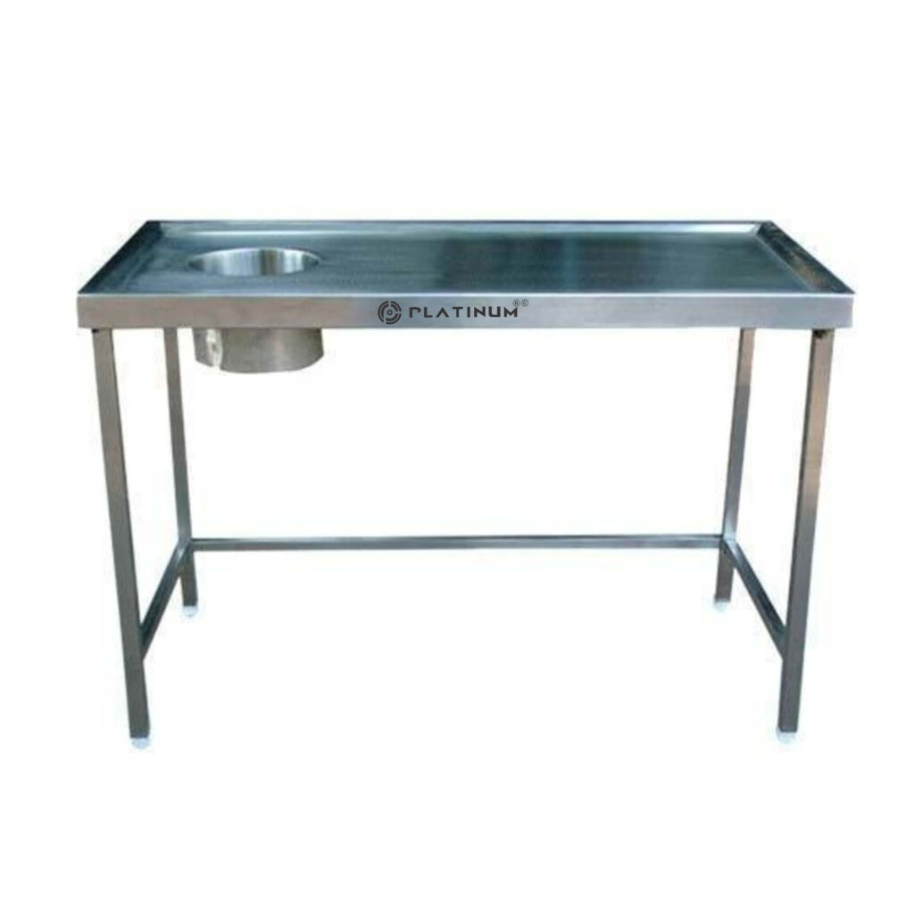 Durable Stainless Steel Dump Table | Platinum Flour Mill